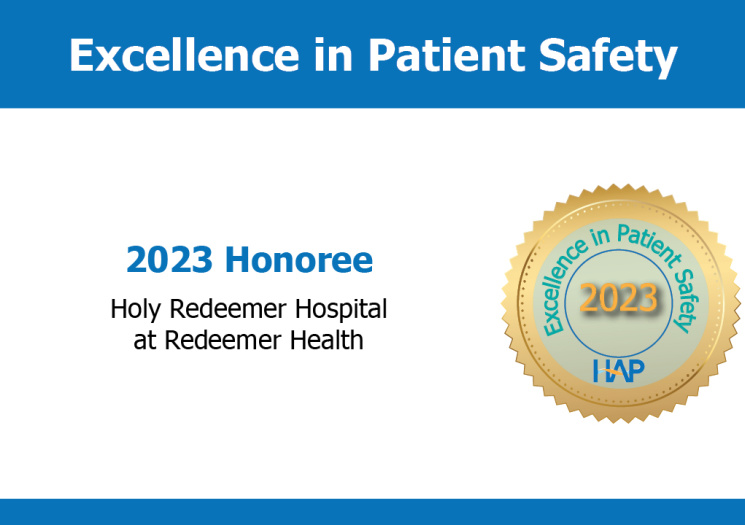 Redeemer Health Recognized for Patient Safety | Redeemer Health